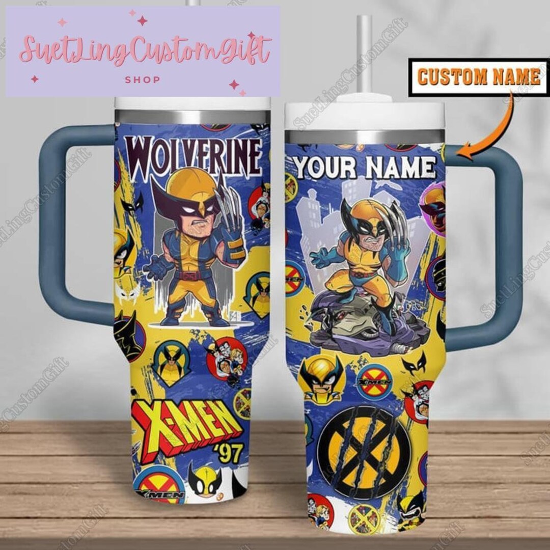 Custom Name Wolverine X-men 97 Tumbler, Wolverine Tumbler, Wolverine ...