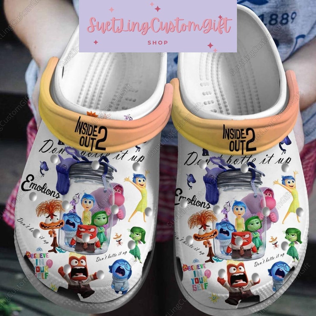 Inside Out 2 Don't Give It up Emotions Shoes, Disney Inside Out Shoes ...