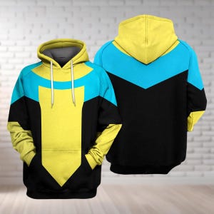 Invincible Hoodie, Invincible Mark Superhero Cosplay Costume, Comic ...