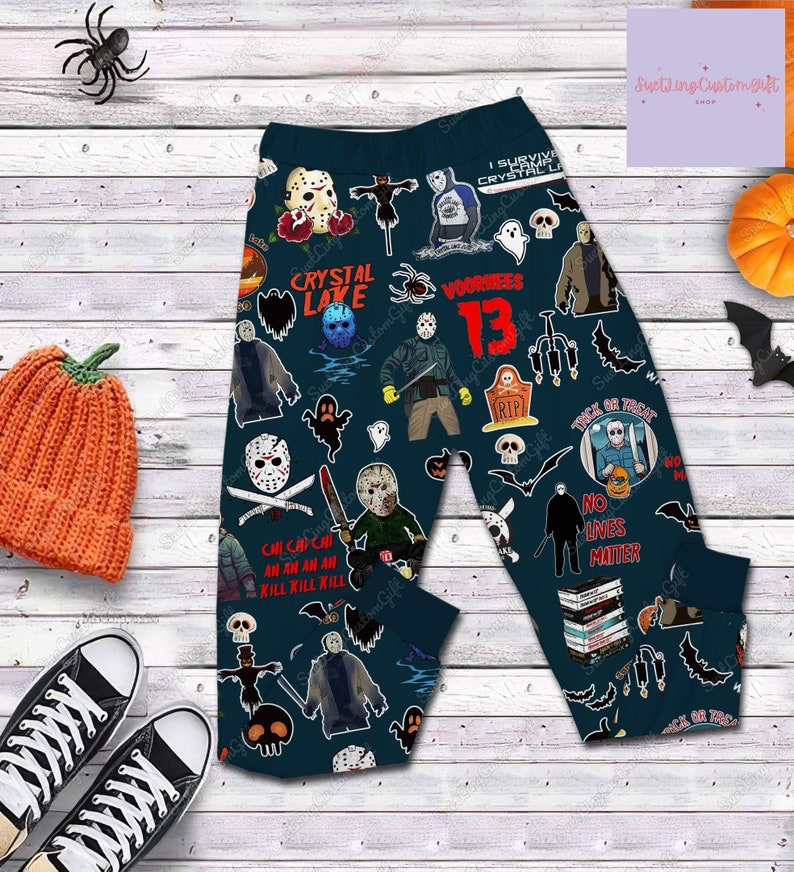 Jason Voorhees T-shirt and Pants, Jason Voorhees Pajamas Set, Friday ...