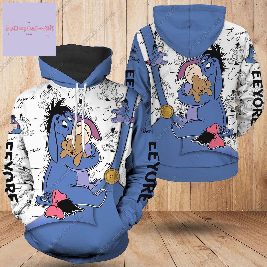 Eeyore Hoodie, Cute Eeyore Shirt, Winnie the Pooh Hoodie, Eeyore ...