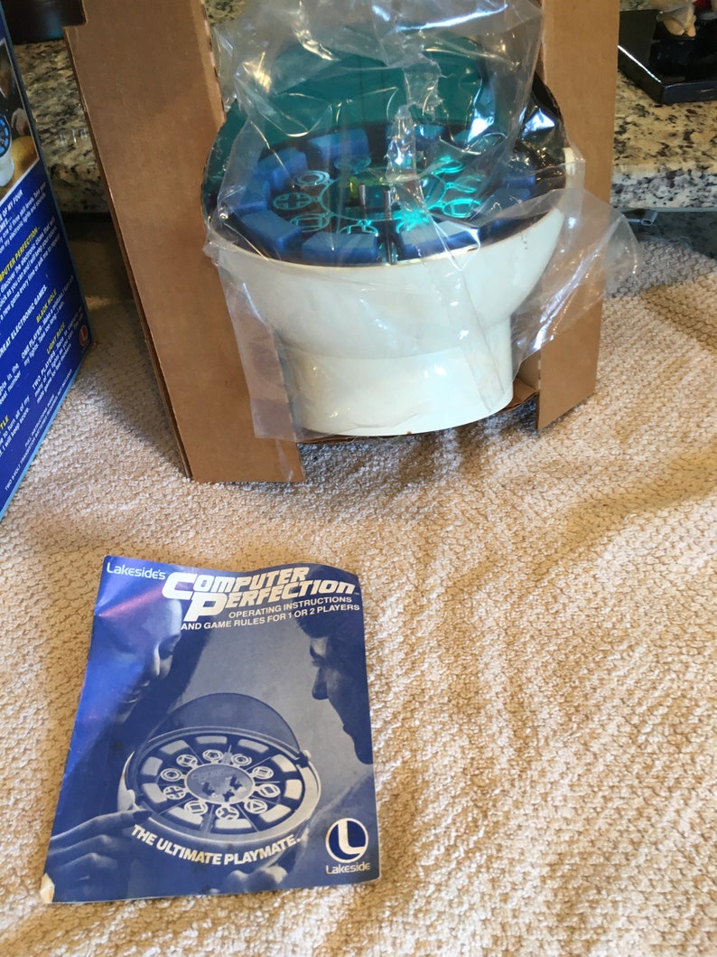 Vintage Electronic Game computer Perfection 1979 by Lakeside Games ...