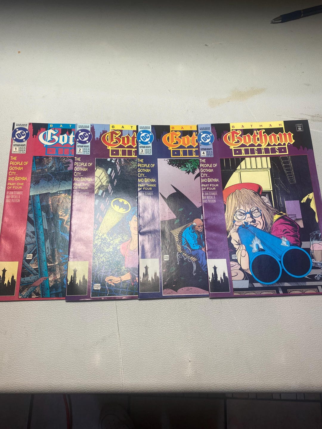 DC Comics: Complete Set of Batman Mini-series Gotham Nights 1-4 (1992 ...