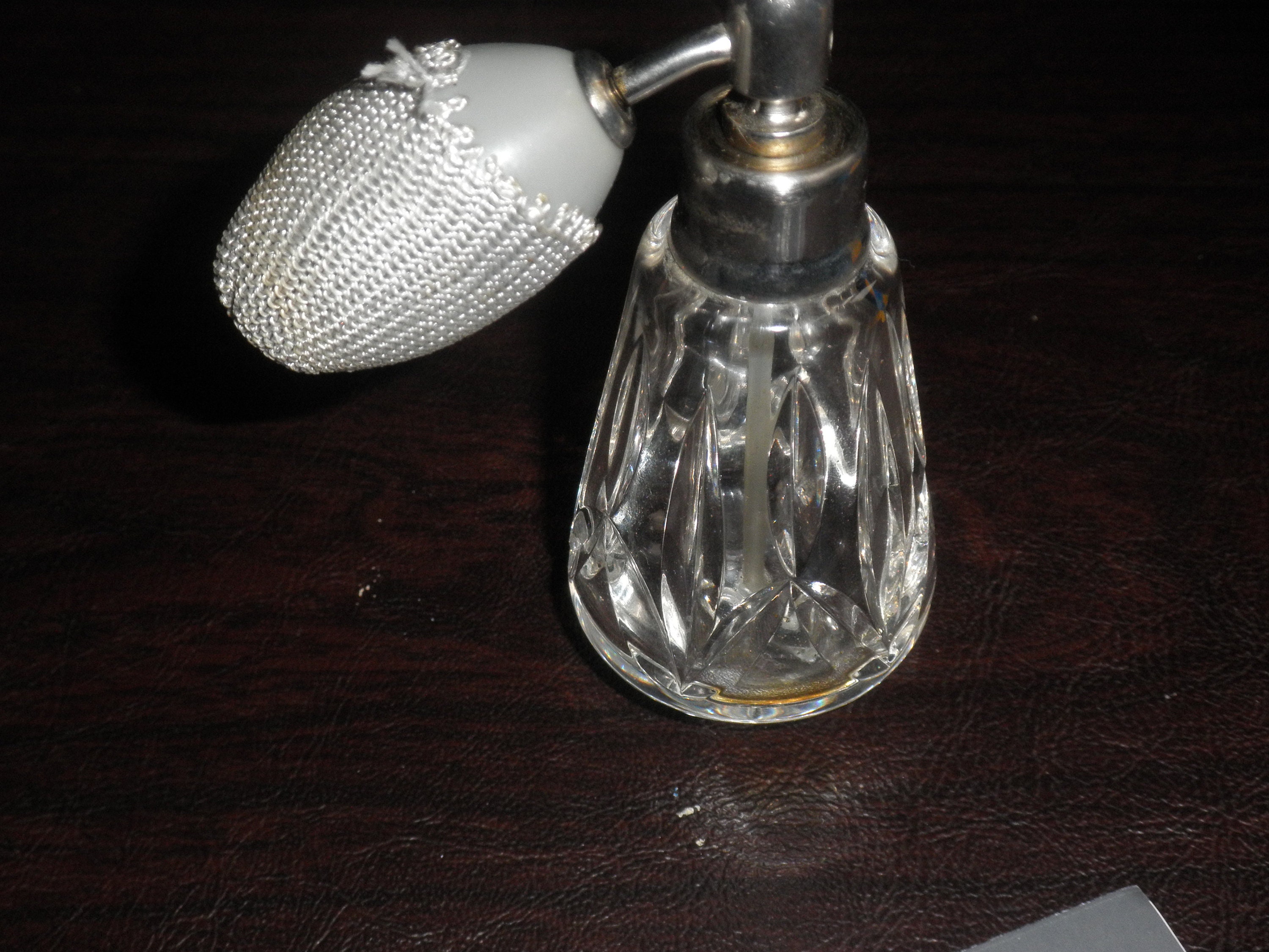 WATERFORD CRYSTAL - Glass Perfume Spray Atomizer - Includes Original ...