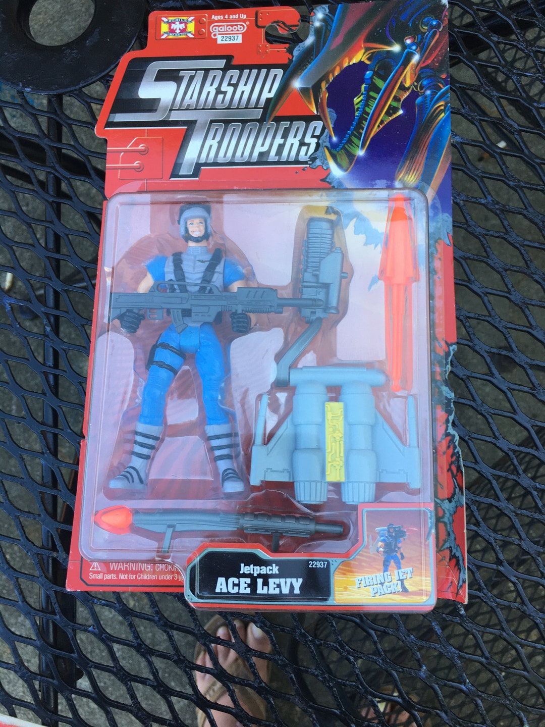 RARE New Mint in Package Starship Troopers Action Figure Jetpack ACE ...