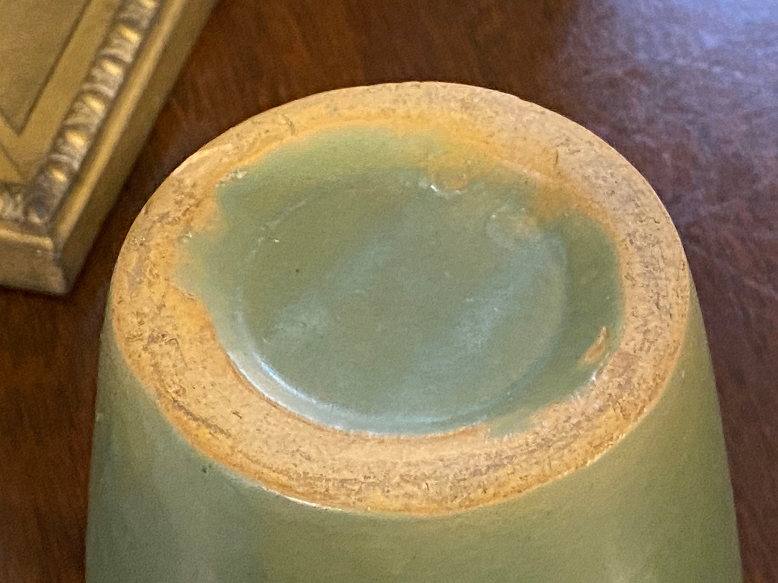 Vintage Early 1900'S Matte Green Art Pottery Vase TECO Style Arts and ...