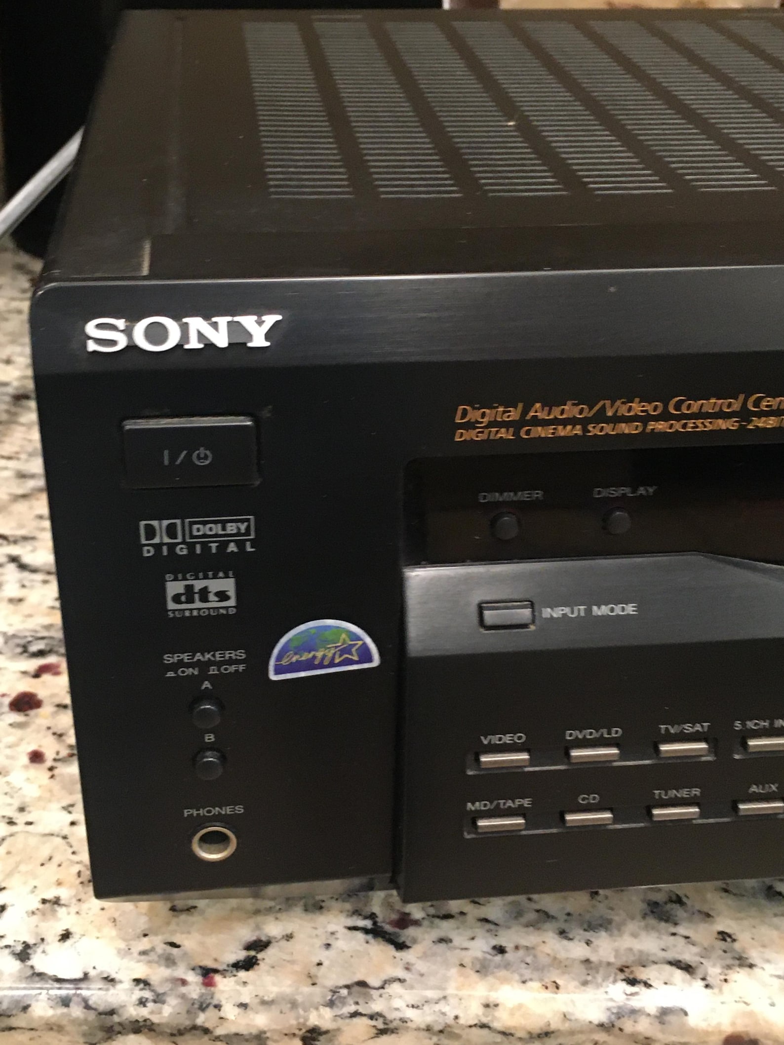 SONY A/V RECEIVER STR-DE545 5.1 Channel Surround Sound Receiver Am Fm ...