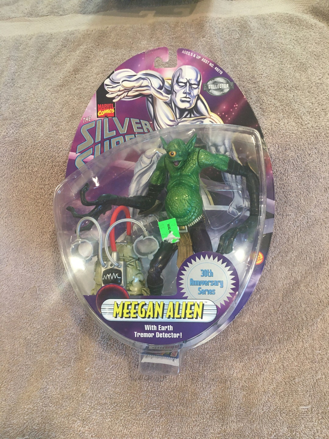 1997 Toybiz Marvel the Silver Surfer Meegan Alien Action Figure 30th ...
