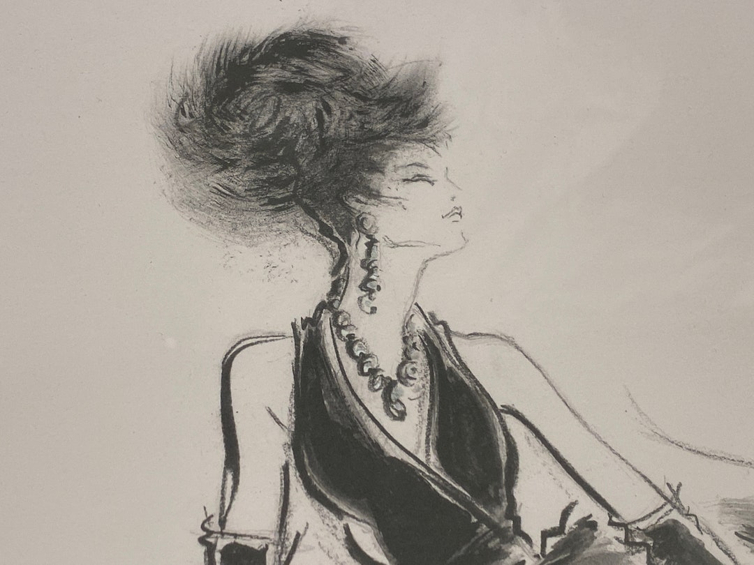 Jane Hartley - "tribute to Rene" Portrait Fashion Illustration YOUNG ...