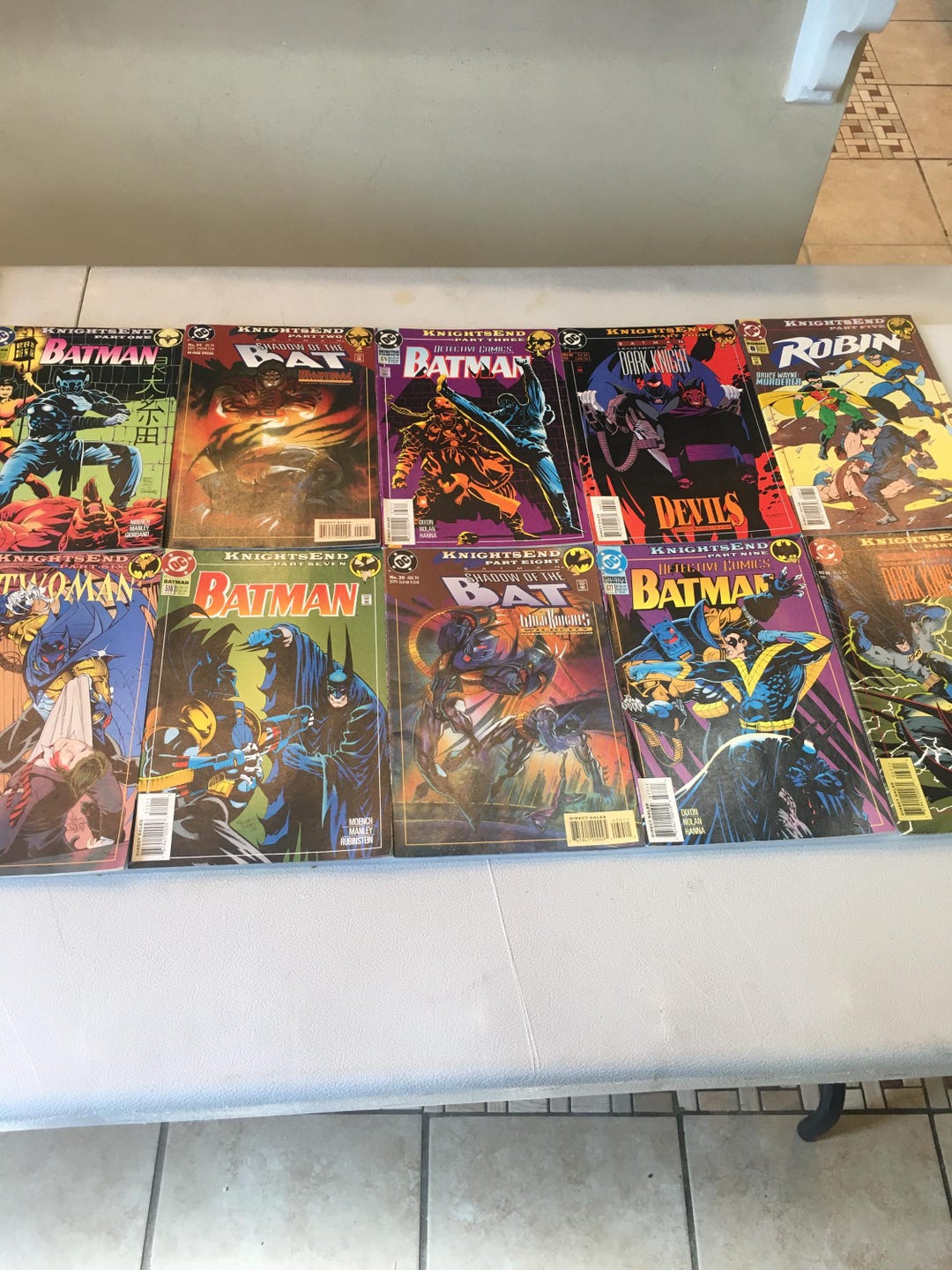 DC Comics: Complete Set of Batman/robin Knightsend 1-10 (1994) Comic ...