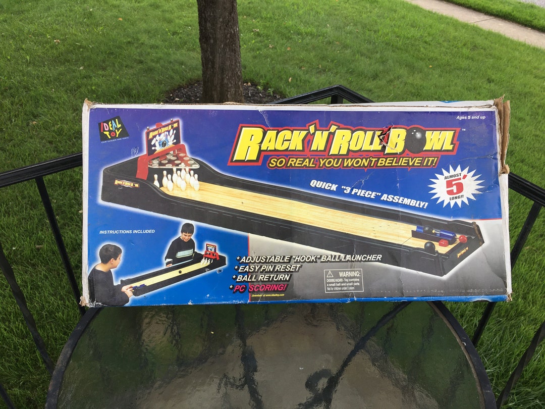 Vintage - Ideal's RACK-N-ROLL BOWL - 2003 Shooter Bowling Alley Board ...