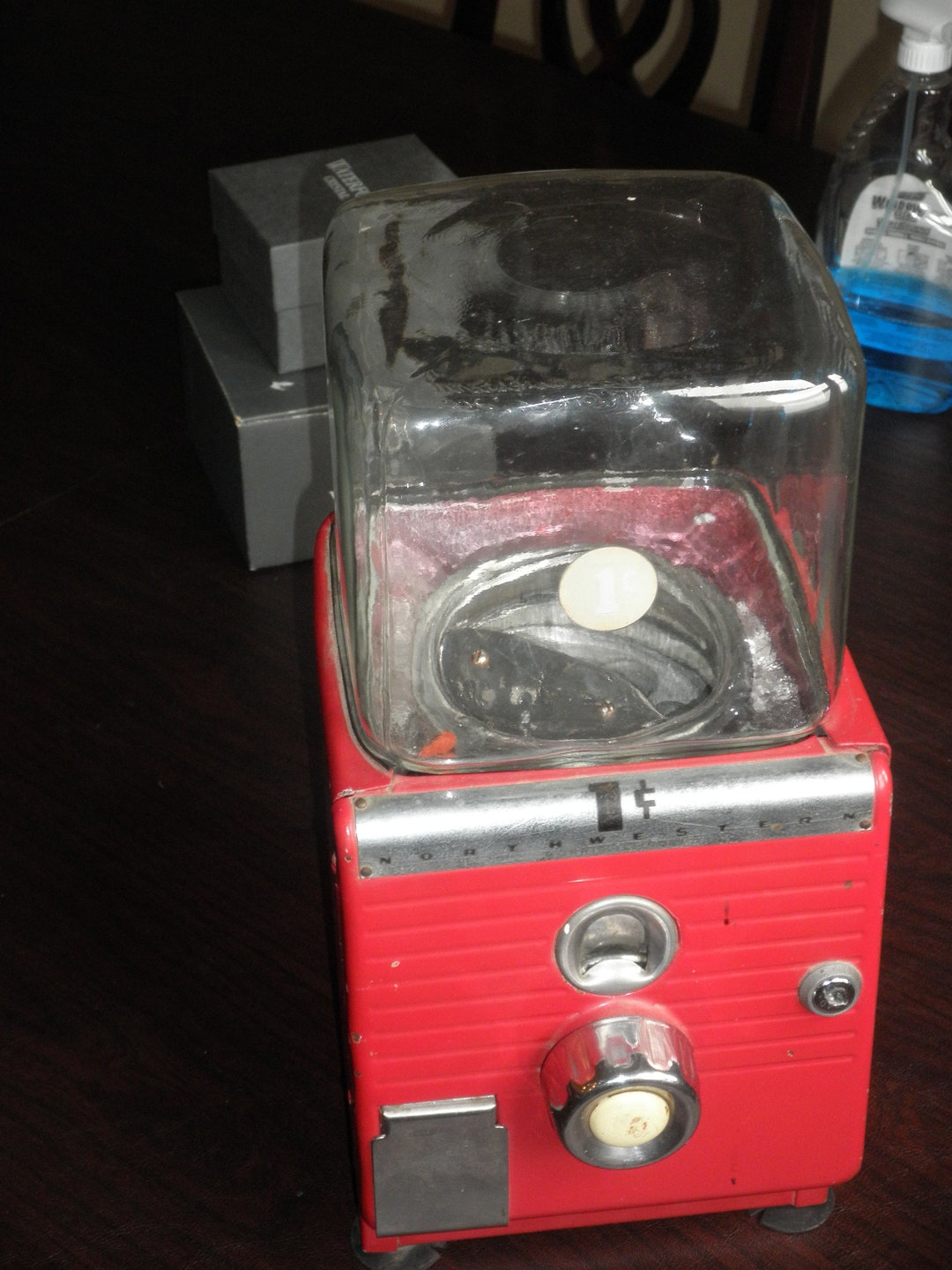 Antique Vintage 1940's Model 49 NORWESTERN 1C Penny GUMBALL Machine ...