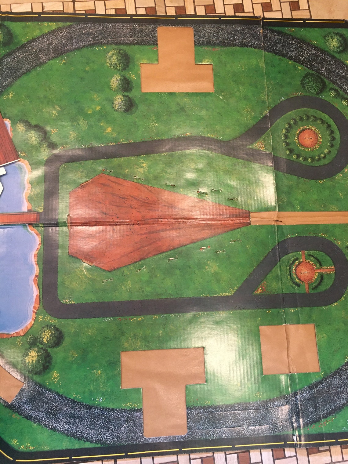 Bachman AMERICAN DAREDEVIL THRILL Show Train Set Placement Board Only ...