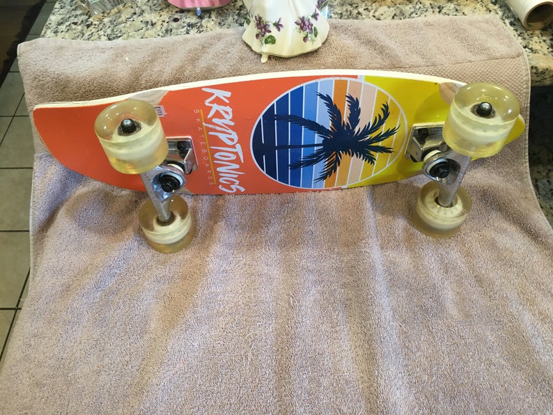 KRYPTONICS OLD School SKATEBOARD Mini Fat 23 Vintage Excellent ...