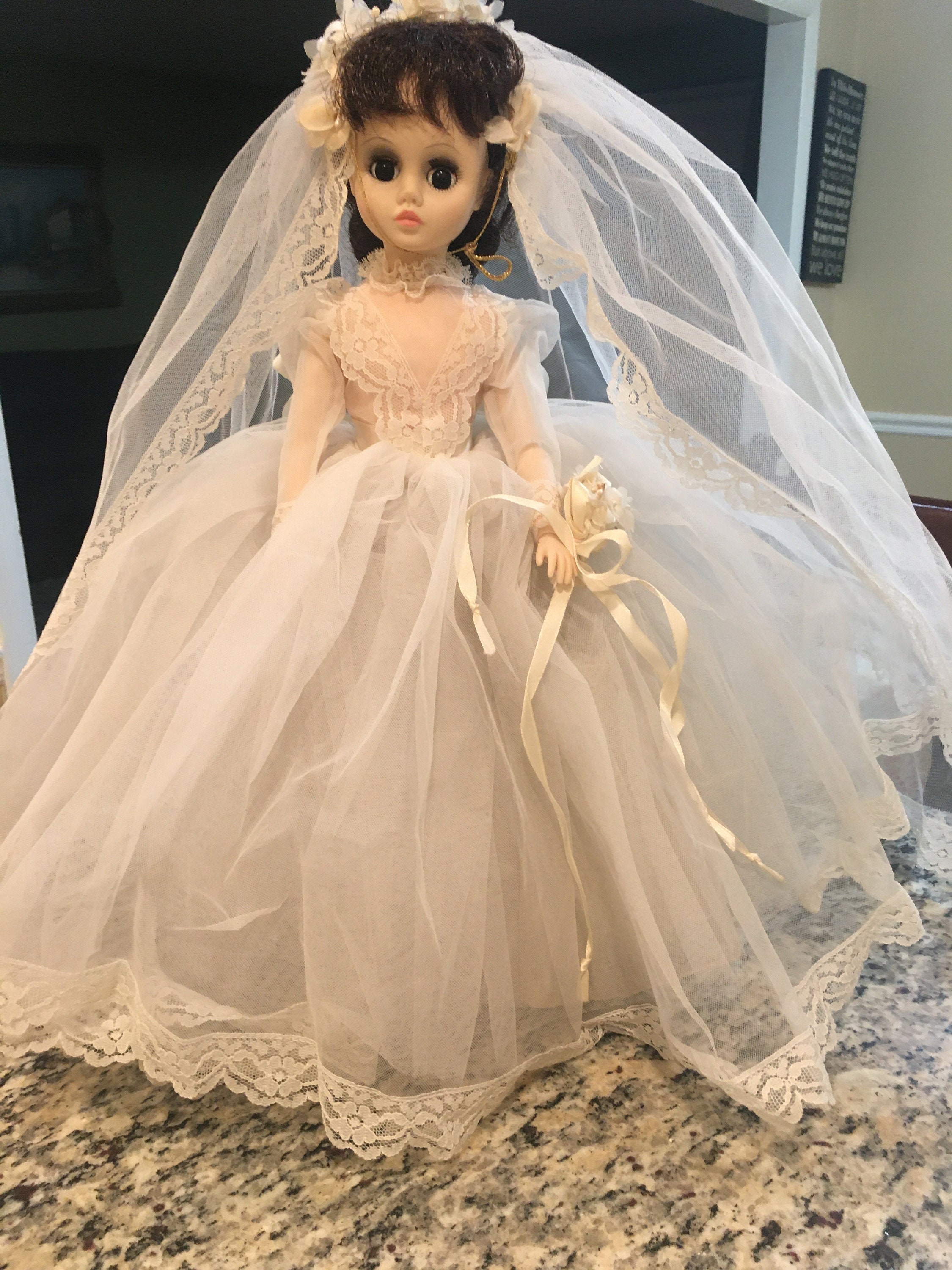 Vintage Madame Alexander Elise Bride Doll 17 1630, Gorgeous Beautiful ...