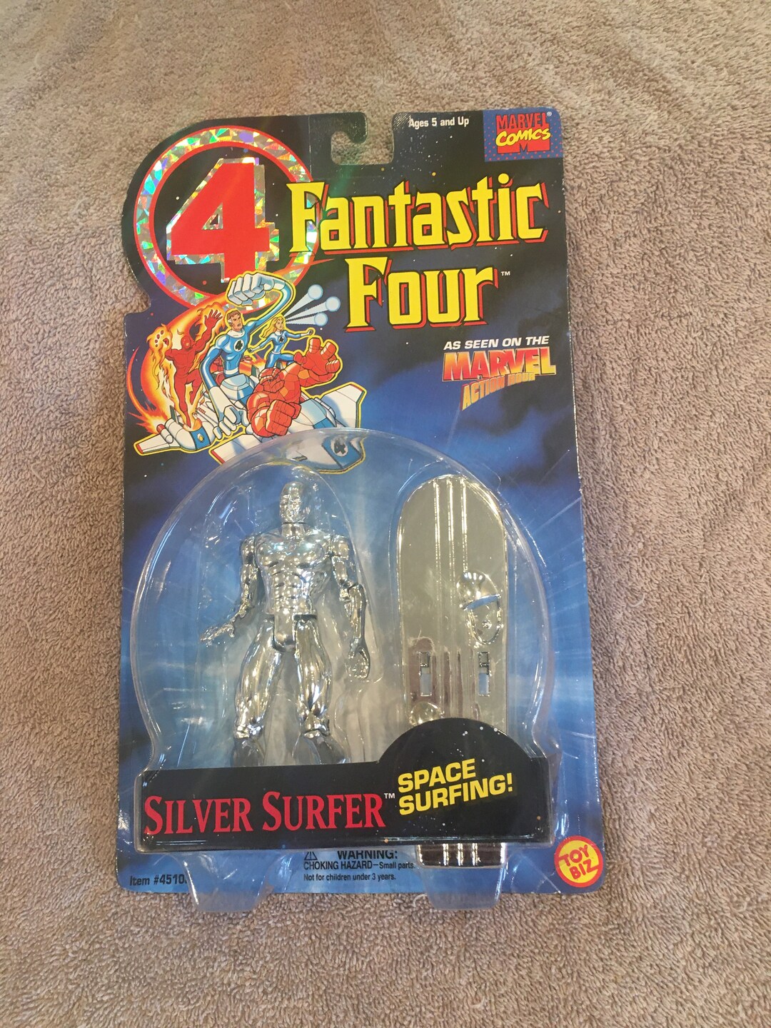 Marvel Comics - Super Heroes SILVER SURFER - Action Figure - Fantastic ...