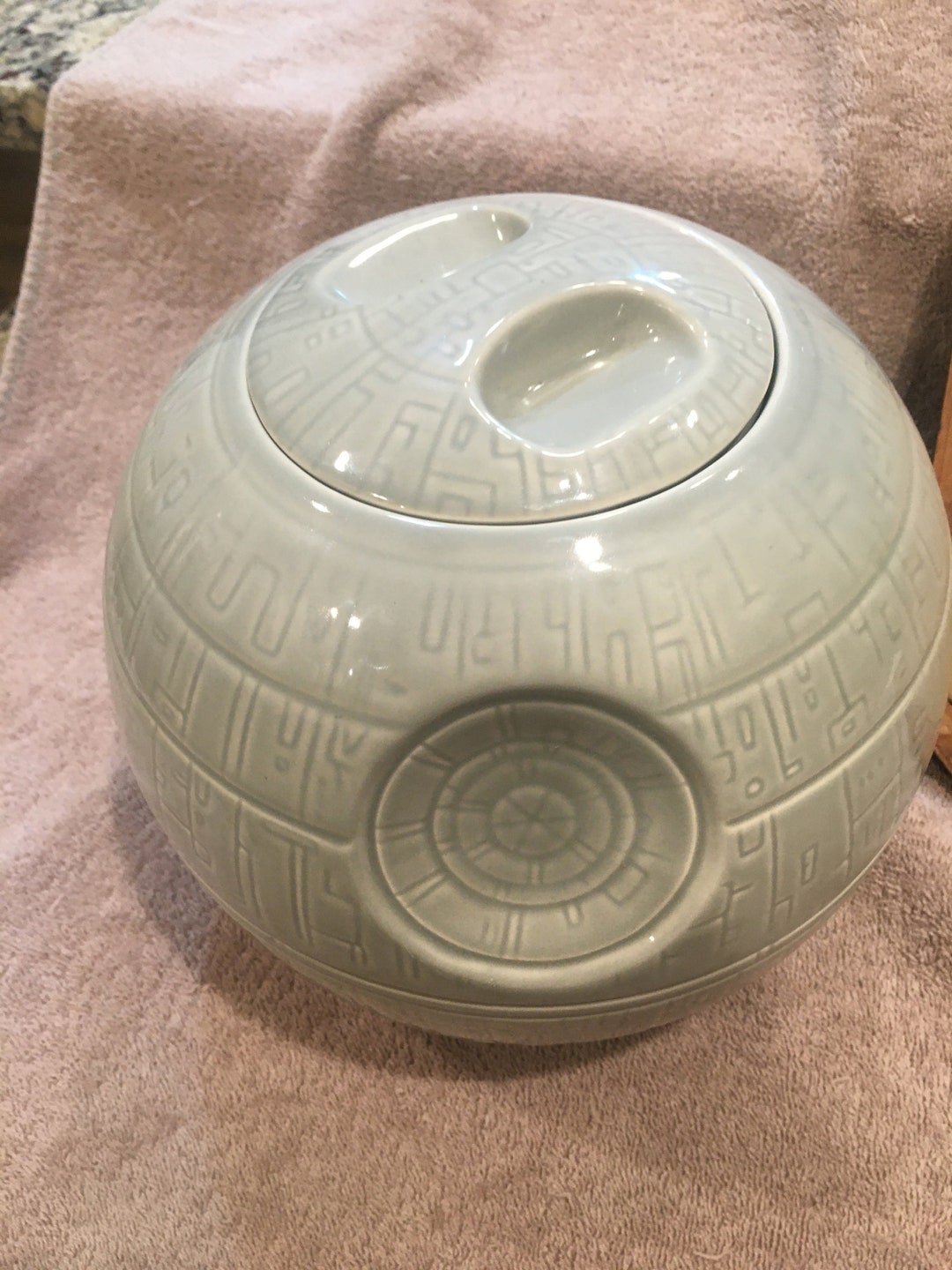 Star Wars DEATH STAR COOKIE Jar Large Size Ceramic Biscuit Barrel ...