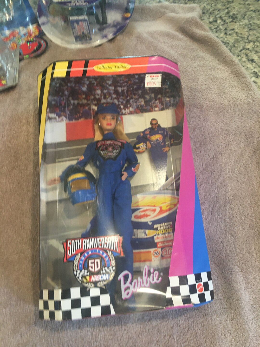 Mint! MATTEL 50th Anniversary NASCAR® Barbie® Doll NIB Collectors ...