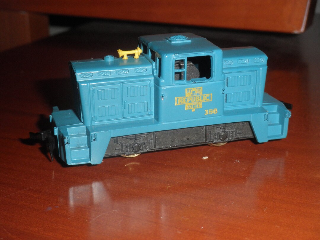 LIKE NEW- 1950's 60's Tyco/mantua - Republic Steel - #186 Switcher ...