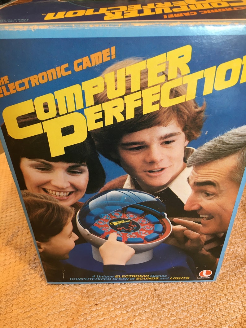 Vintage Electronic Game computer Perfection 1979 by Lakeside Games ...