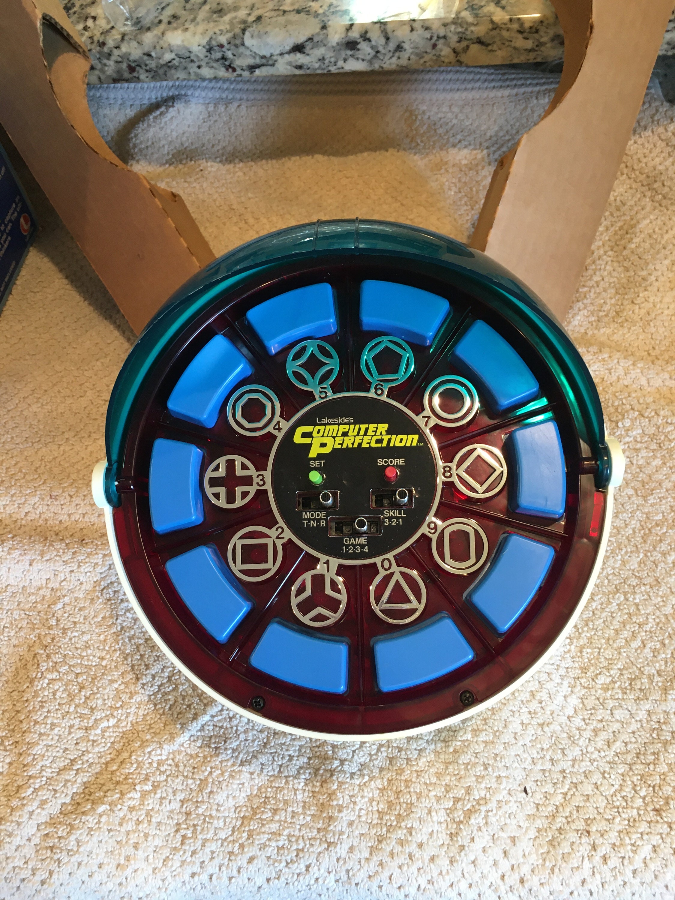 Vintage Electronic Game computer Perfection 1979 by Lakeside Games ...