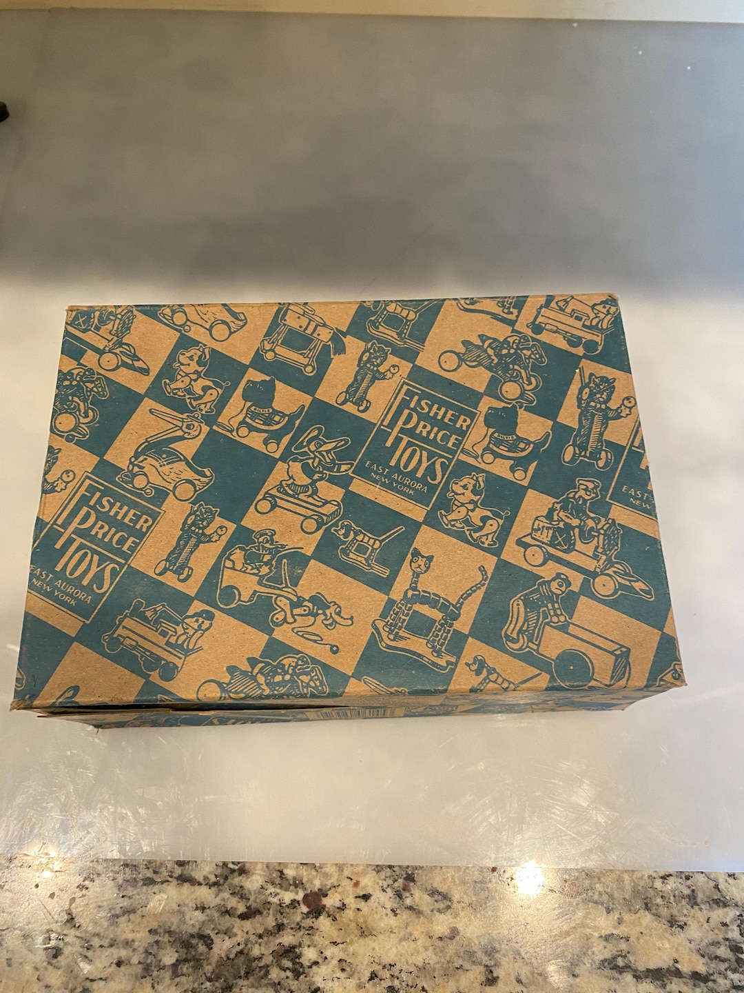 Fisher-price Jingle Elephant Pull Toy Swaying Head, New in Box, FP 1993 ...