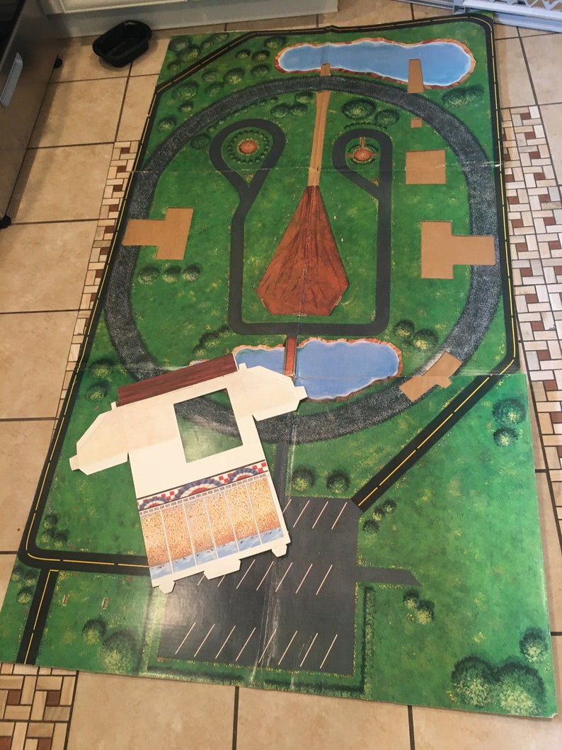 Bachman AMERICAN DAREDEVIL THRILL Show Train Set Placement Board Only ...