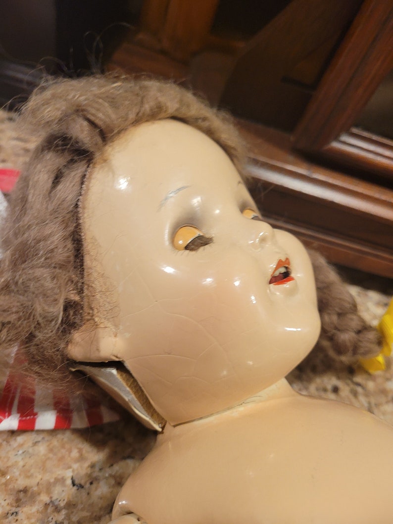 Vintage RARE 1930s All Composition F&B Effanbee MARY-LEE With Patsy ...