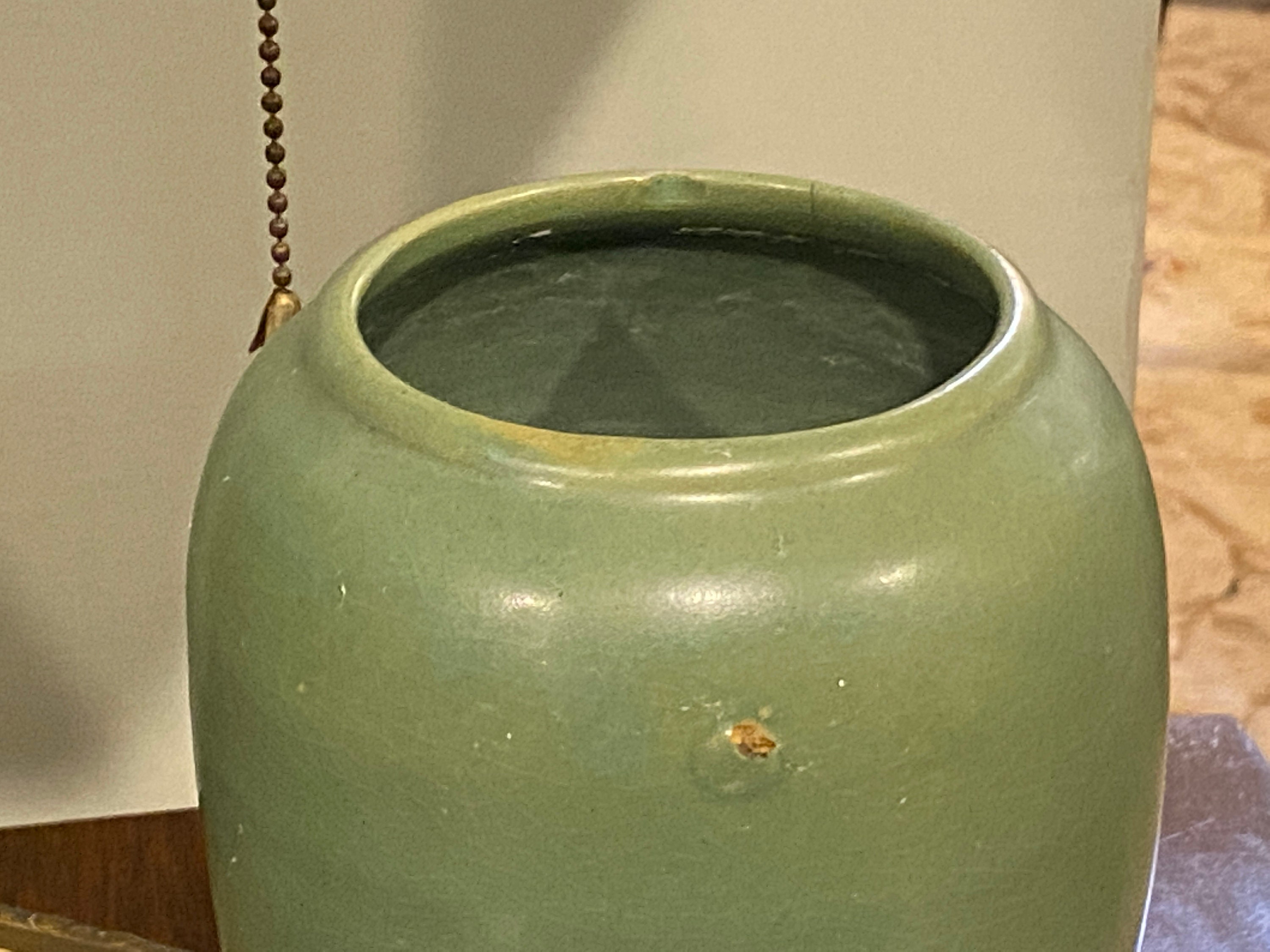 Vintage Early 1900'S Matte Green Art Pottery Vase TECO Style Arts and ...