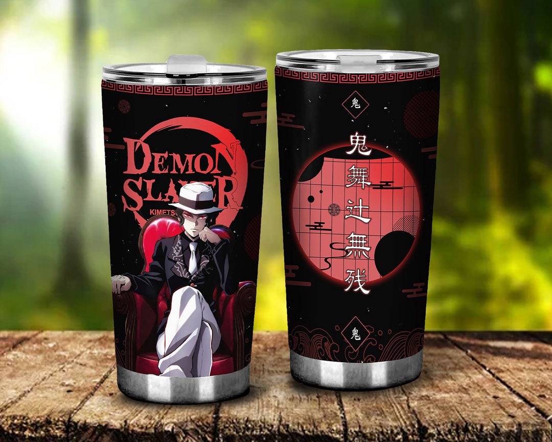 Personalized Kibutsuji Muzan Tumbler, 20 Oz Tumbler, Laser Engraved ...