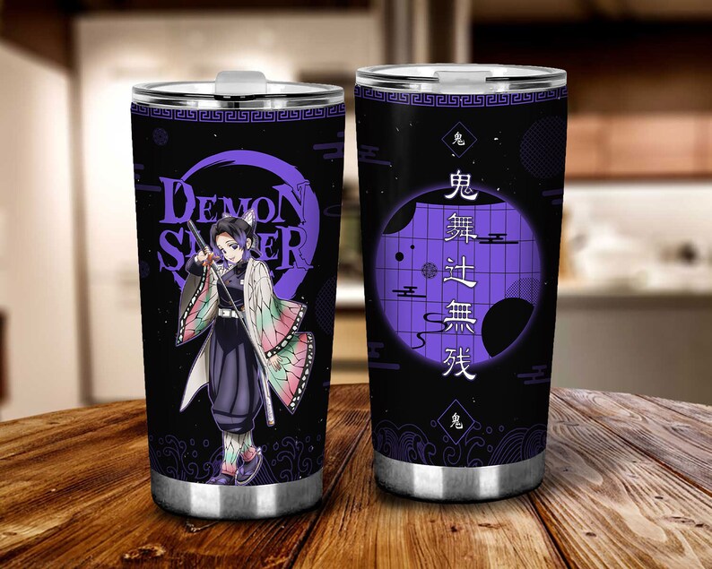 Personalized Shinobu Kochou Tumbler, 20 Oz Tumbler, Laser Engraved ...