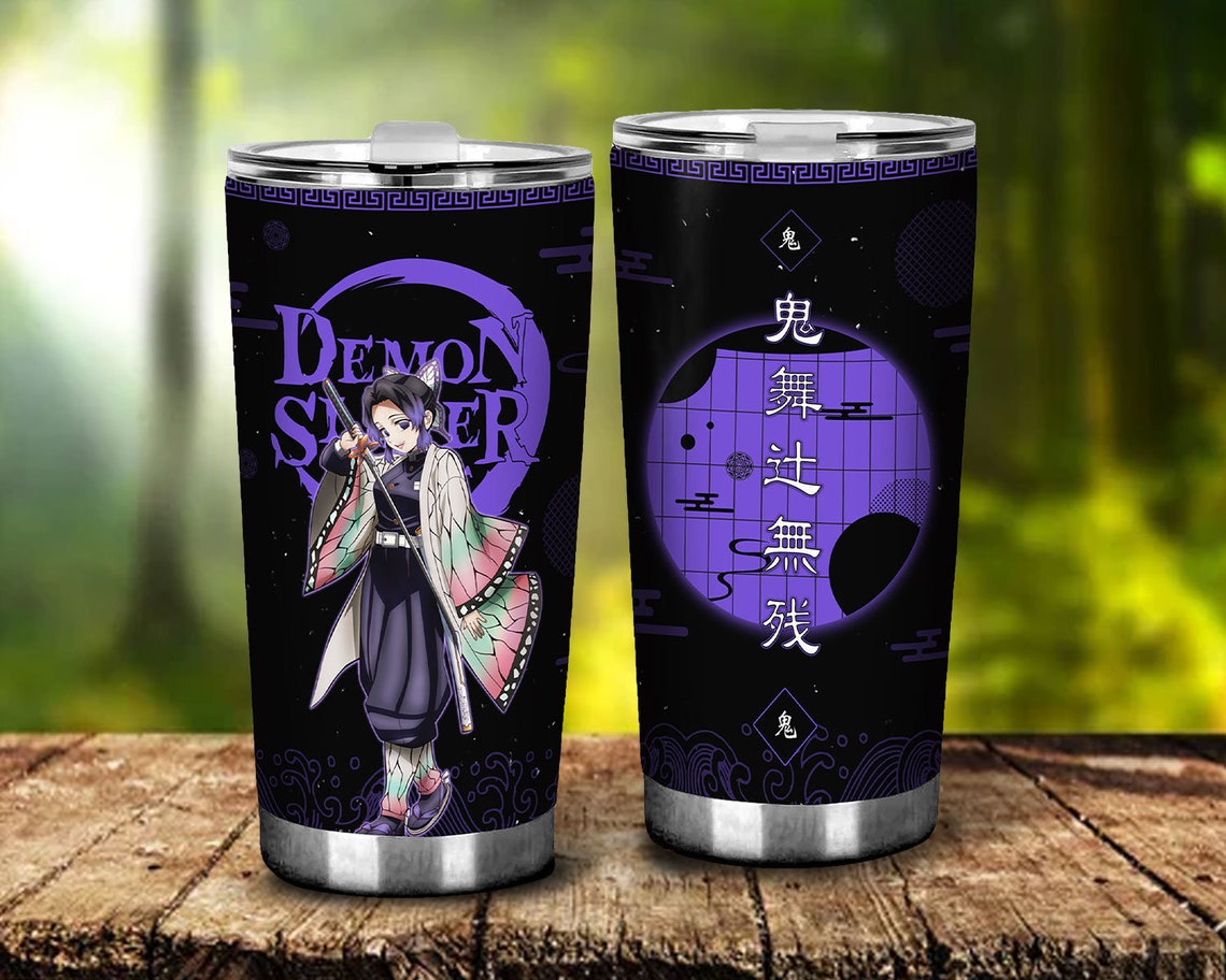 Personalized Shinobu Kochou Tumbler, 20 Oz Tumbler, Laser Engraved ...