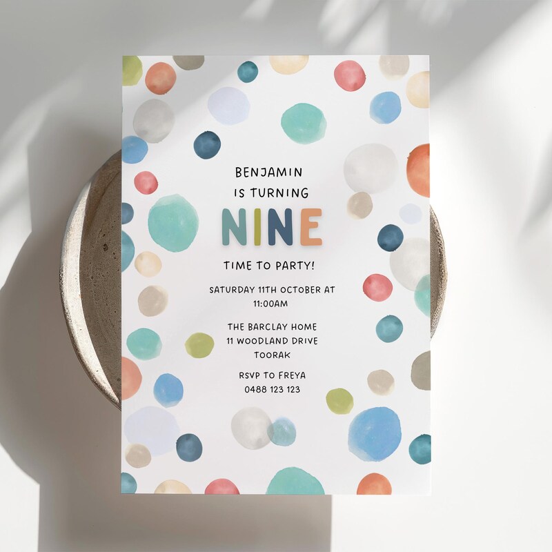 Polka Dot Birthday - Etsy