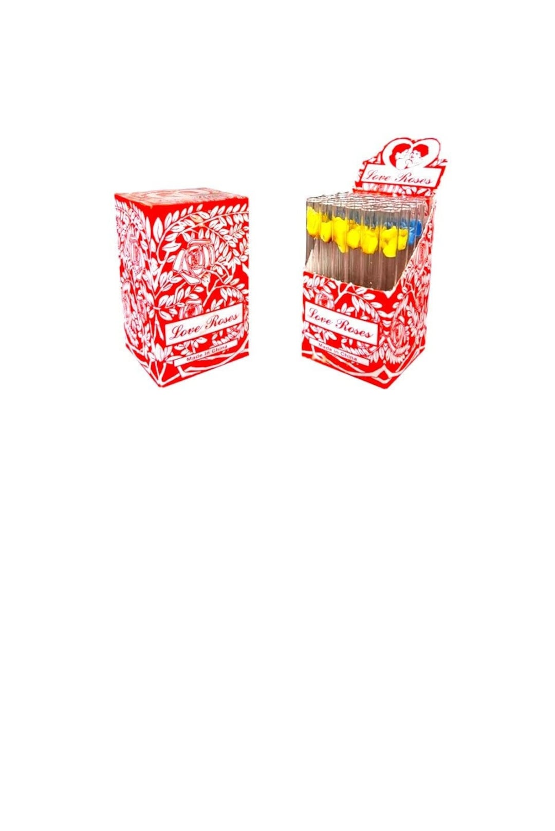 Rose Glass Tube 36 Pieces Floral Tubes - Etsy