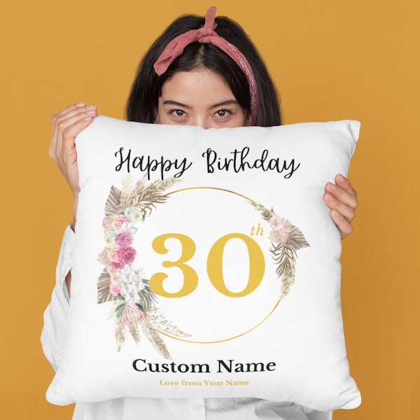 18th Birthday Personalised Pillow - Etsy