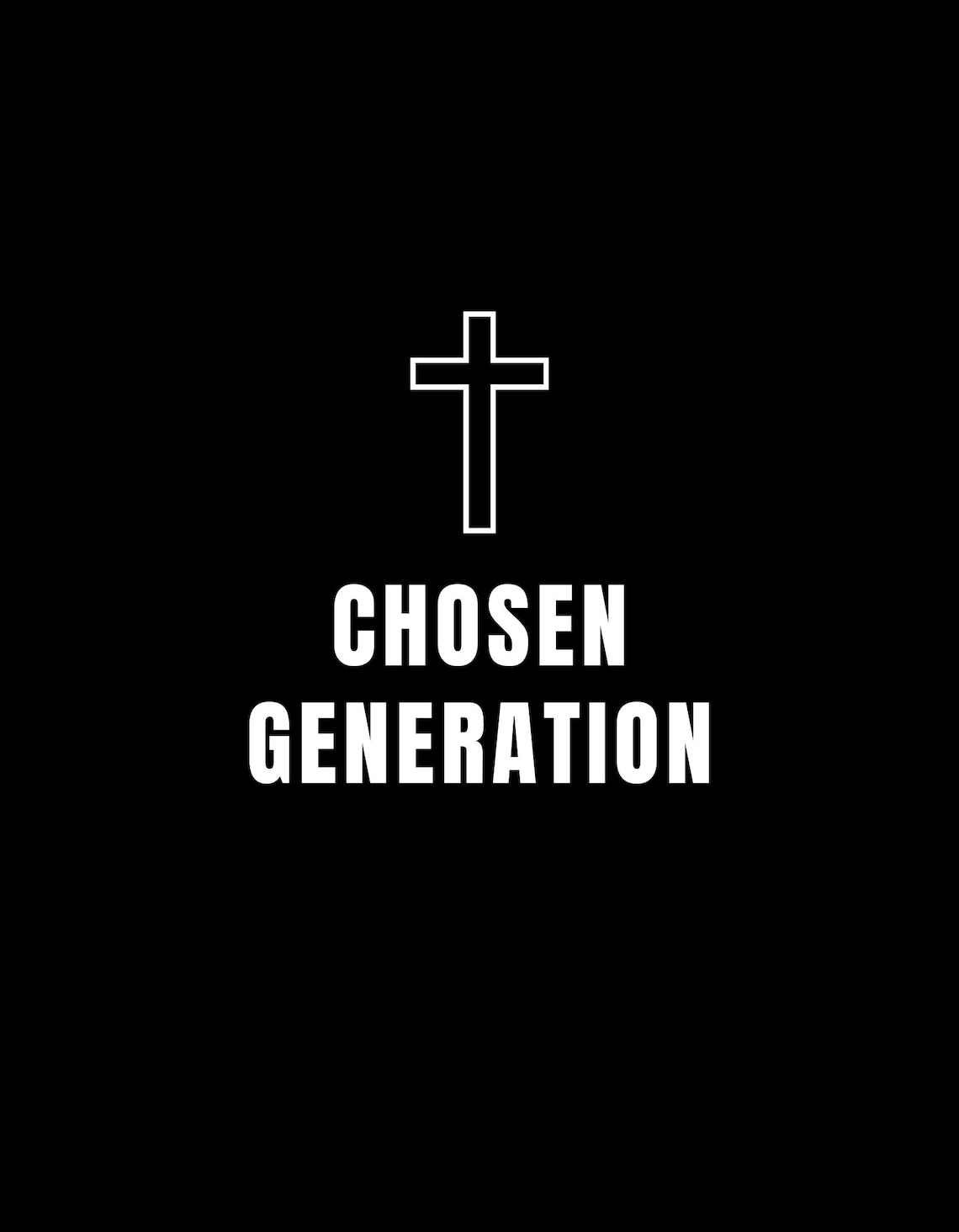 Chosen Generation Christian Cross 1 Peter 2:9 Digital Download PNG/SVG ...