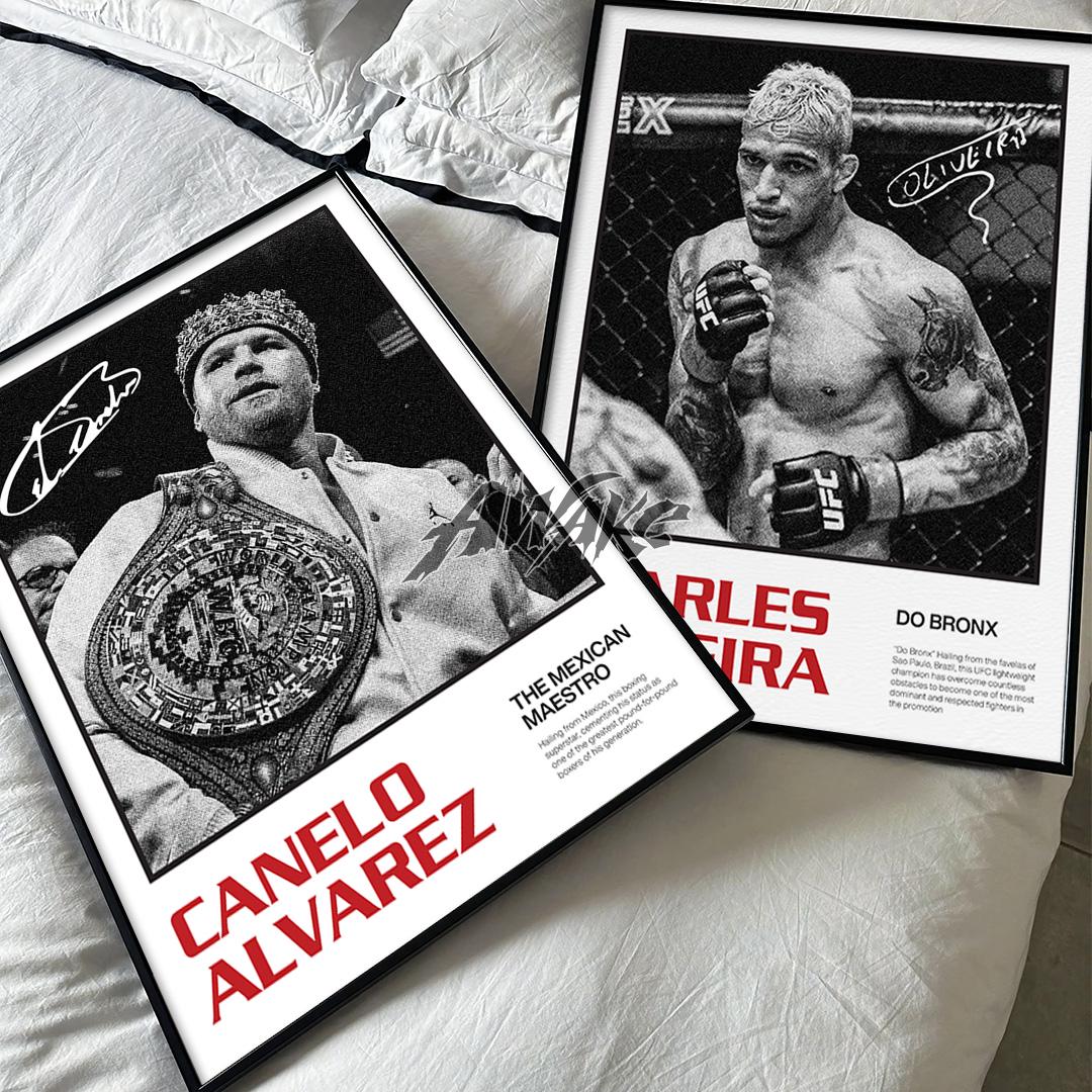 Canelo Alvarez Art Print, Boxing Art Print, Boxing Arts Wall Decor ...