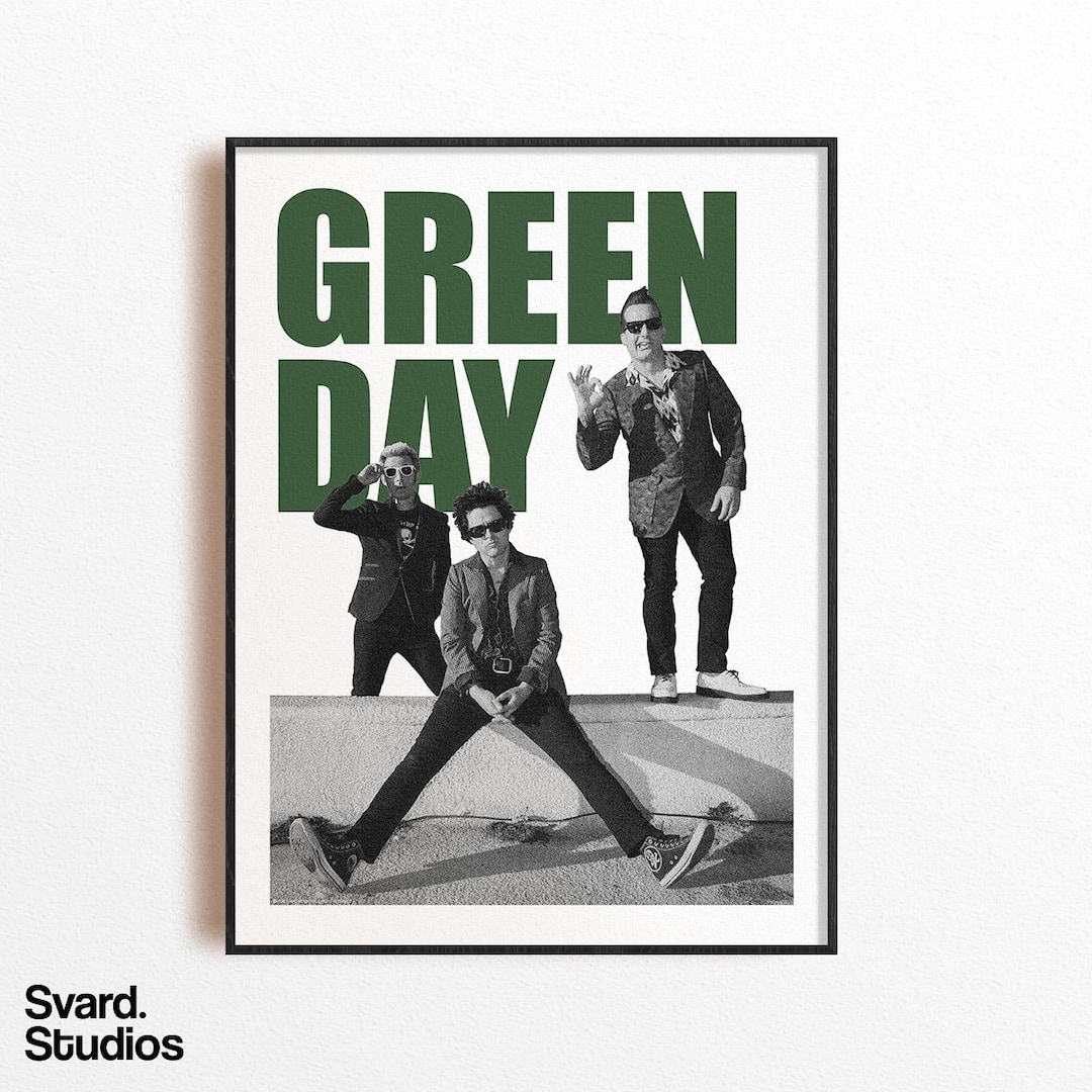 Poster Green Day Music Poster Gift - Etsy