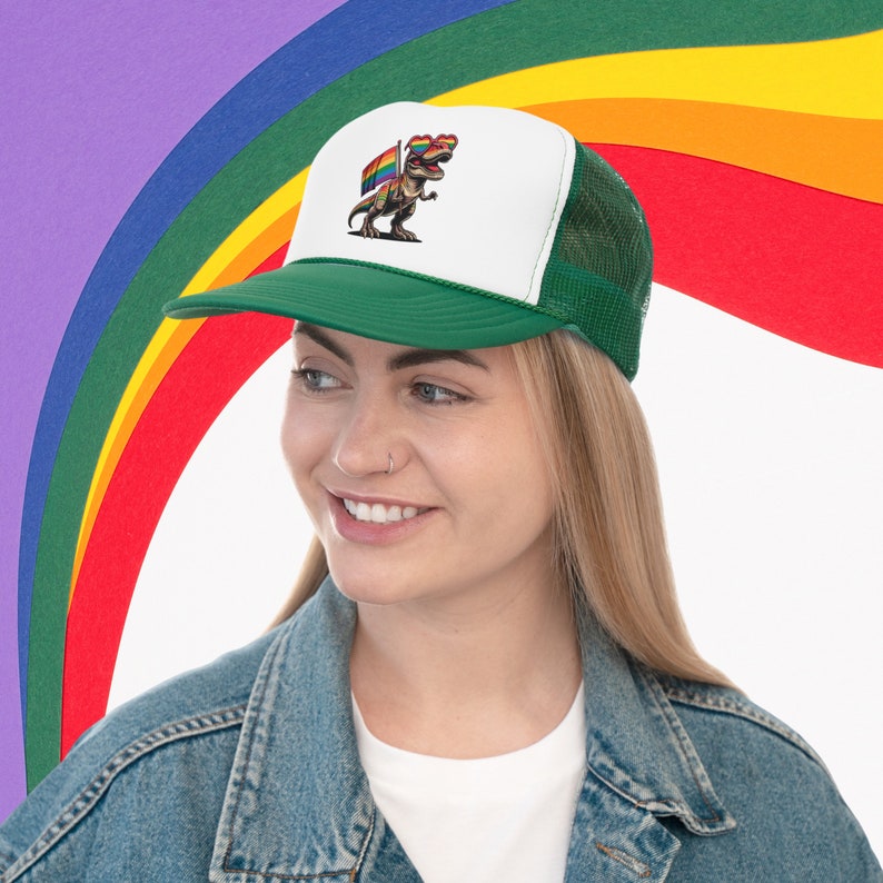 Pride Cap, Trucker Hat, Queer Outfit, Gay Apparel, Lesbian Fashion, LGBT Cap, Pride Month Gift ...