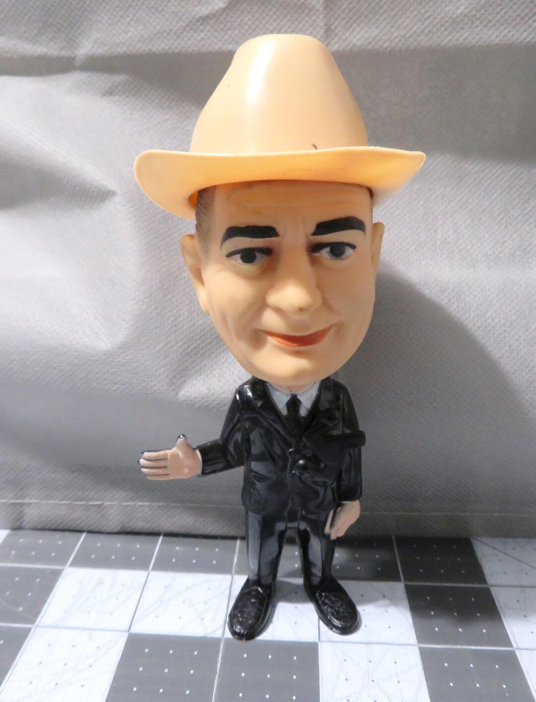 Vintage President Lyndon B Johnson Doll With Cowboy Hat - Etsy