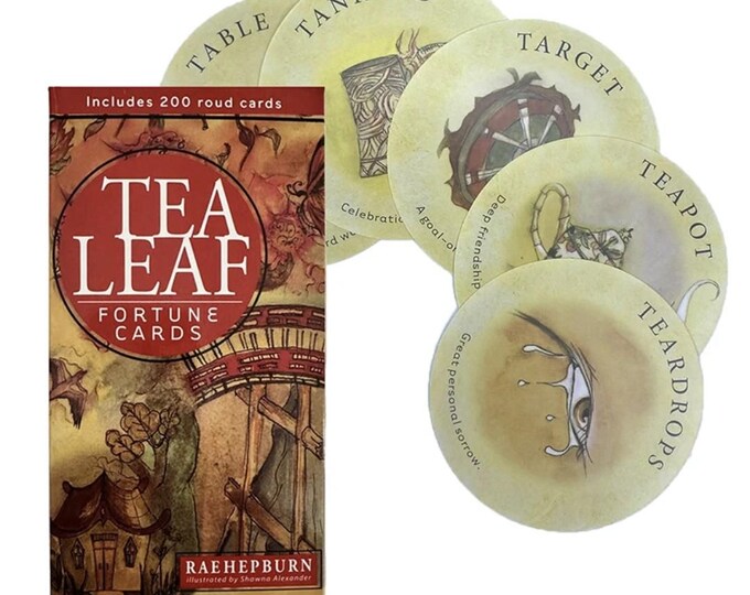 Tea Leaf Fortune Cards Kit Card Deck & Guidebook Set Oracle Cards and ...