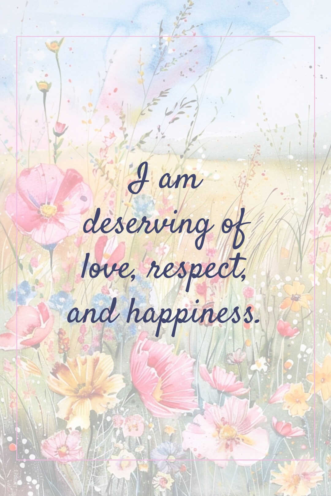Printable Affirmation 30 Card Set Made to Order With Different ...
