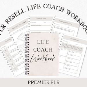 Life Coach Worksheet Bundle With PLR and MRR, Therapy Tools and Worksheets, Canva Editable ...
