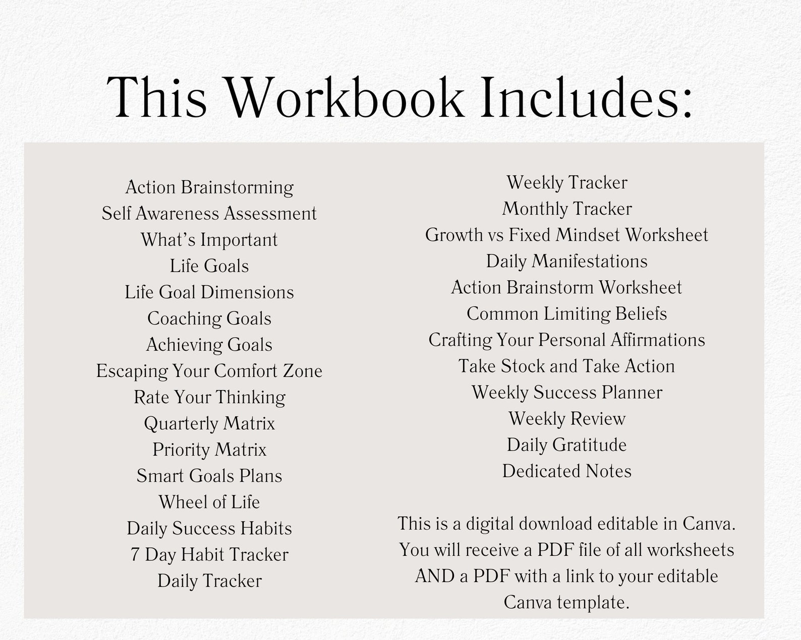 Life Coach Worksheet Bundle With PLR and MRR, Therapy Tools and ...
