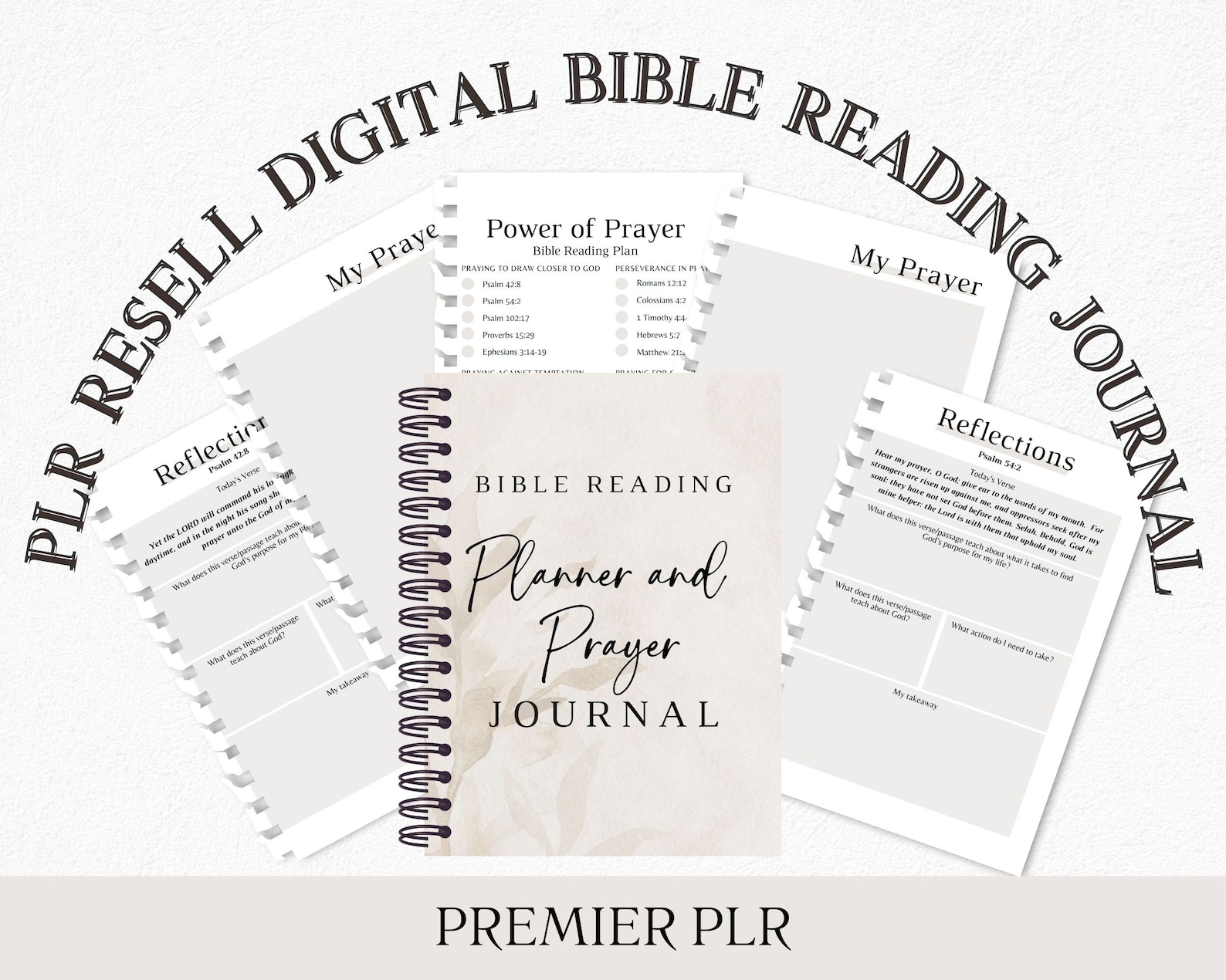 PLR Digital Bible Reading and Prayer Journal,plr Digital Products,bible ...