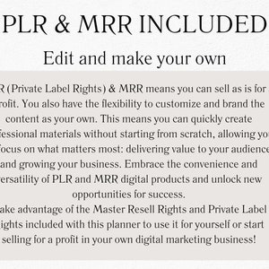 MRR Plr ADHD Planner Adult Printable Digital Productivity Journal, Done ...