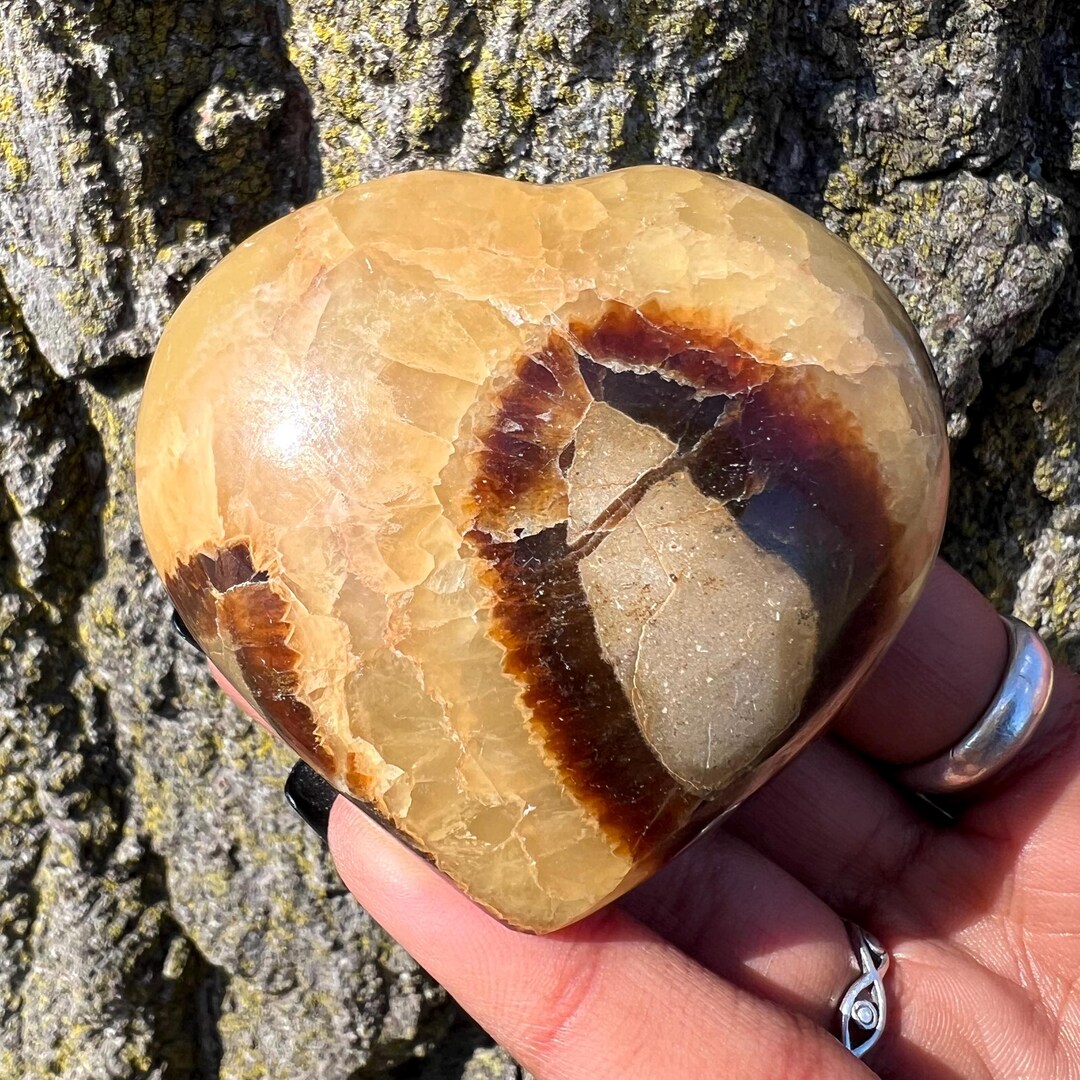 Septarian Puffy Heart - Madagascar - Root Chakra - Etsy