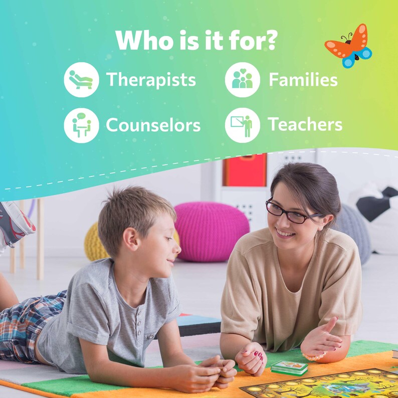 Therapy Kids Board Game, Nature-inspired Education, Coping Skills Gift ...