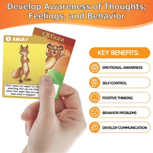Kids Therapy Card Game, Social Emotional Game for School Counselor and ...