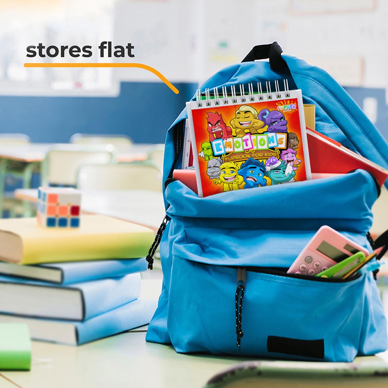 Emotion Kids Flipbook, Mental Health Therapy Tool, Feelings Chart for ...